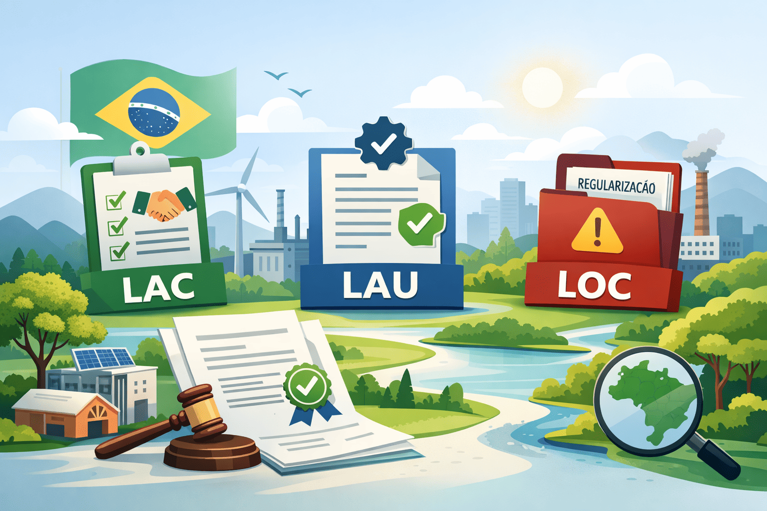 LAC, LAU e LOC: entenda as novas modalidades | Alteia Consultoria Ambiental